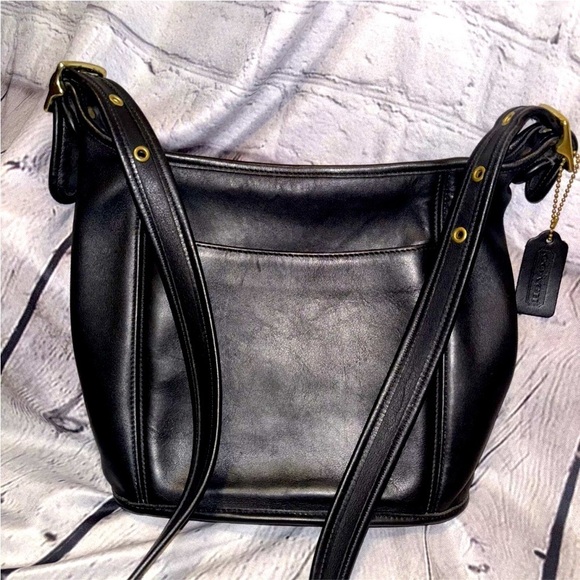 Coach | Bags | Coach 986 Legacy Vintage Black Leather Medium Slim Messenger Crossbody Bag | Poshmark